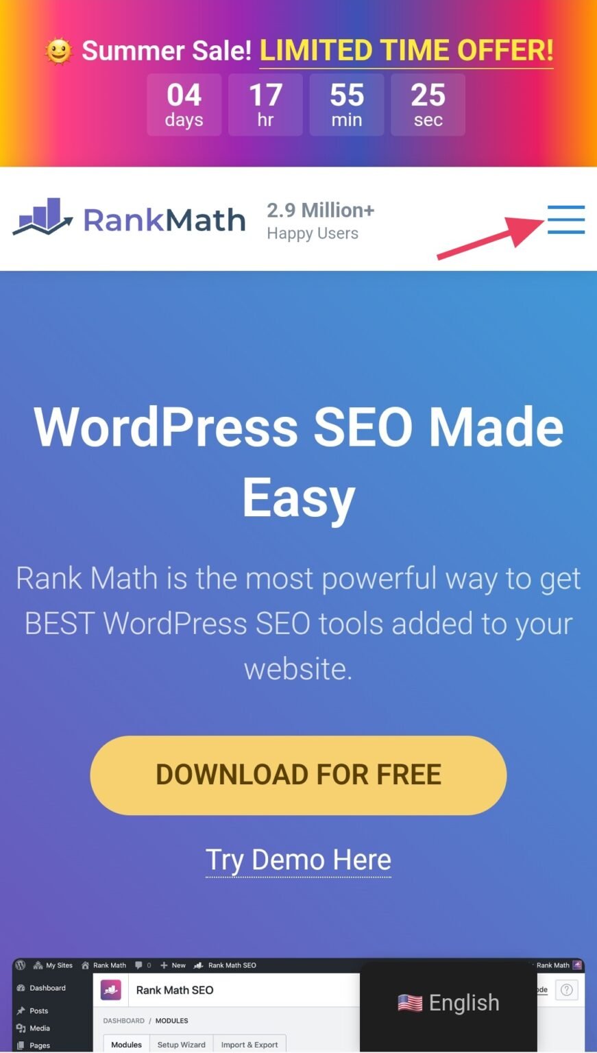 How To Download Rank Math SEO For Free On WordPress 2026